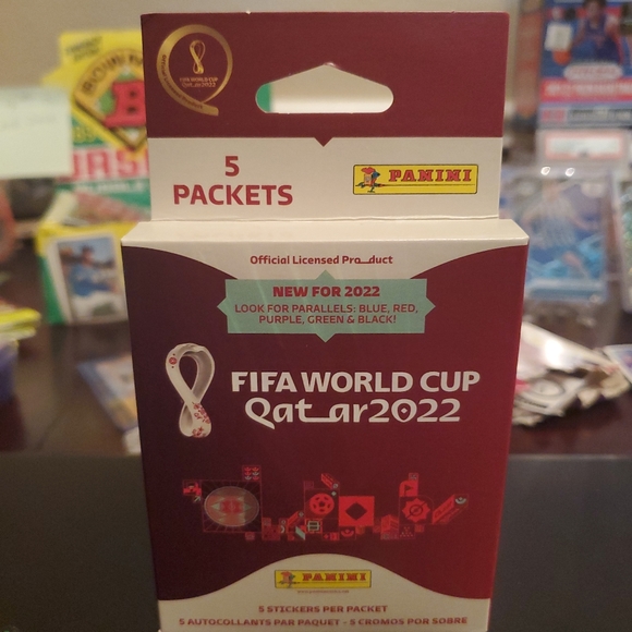 Panini | Other | 222 Fifa World Cup Qatar Stickers Hanger Box 5 Packets ...